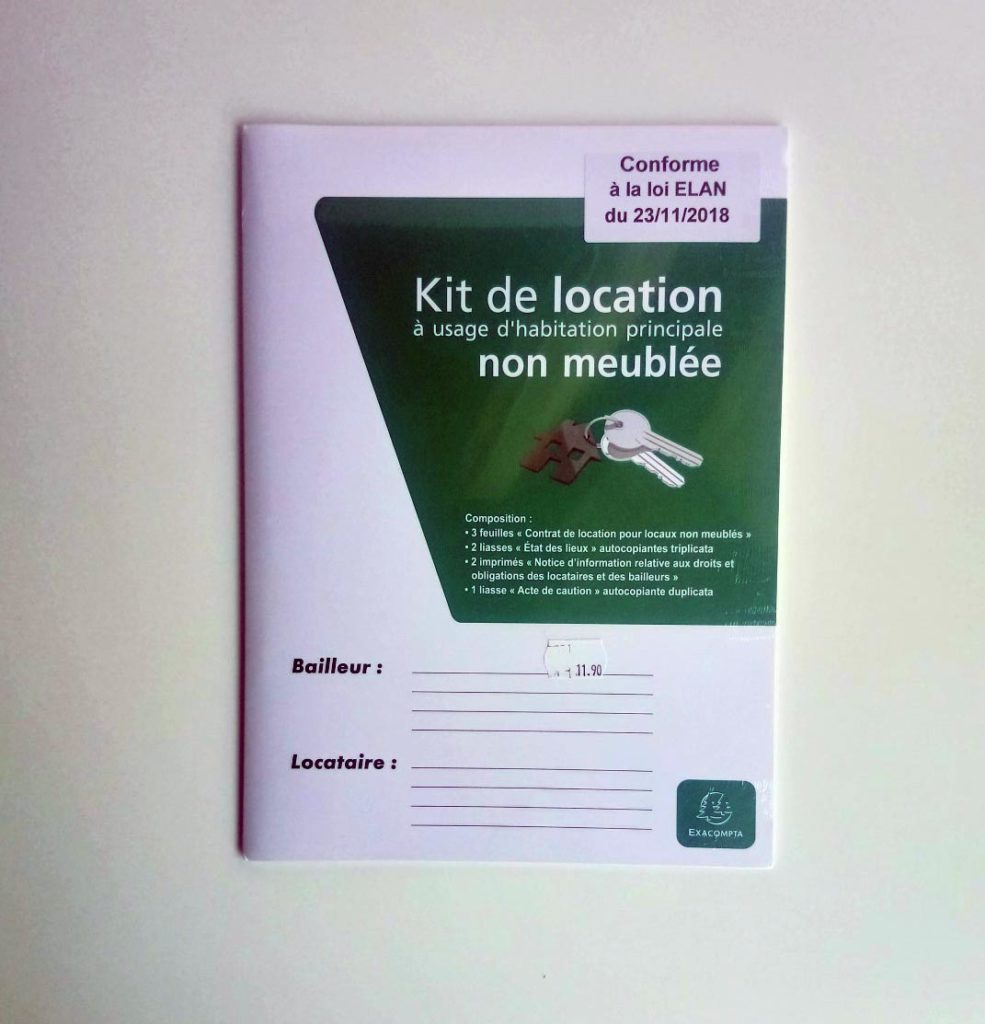 Kit de location d'un bien non-meublé dans un magasin sur Toulouse boutiques